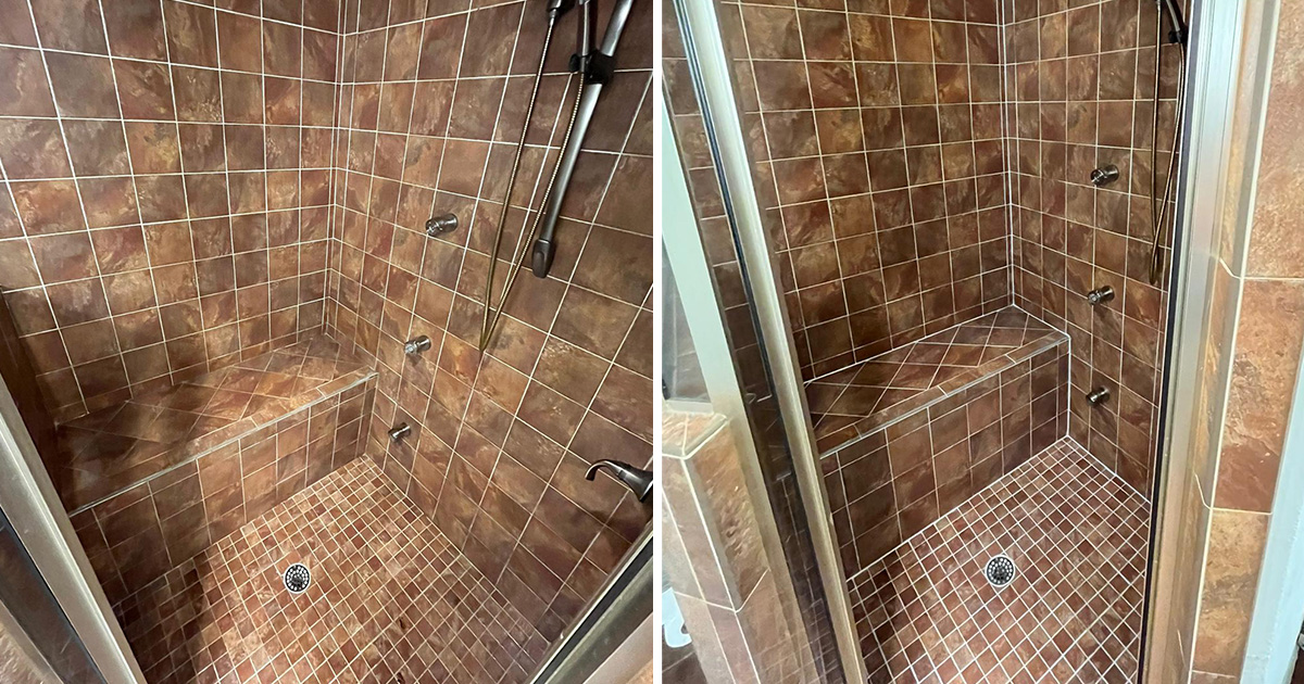 Thanks to Our Grout Sealing Service a Shower in Annapolis MD Has a ...